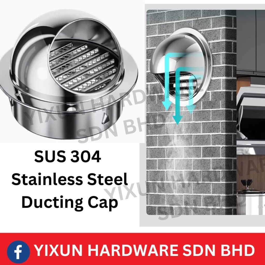 Ducting Cap SUS 304Stainless Steel Ducting Cap 4 ''/ 6 '' 304 Stainless ...