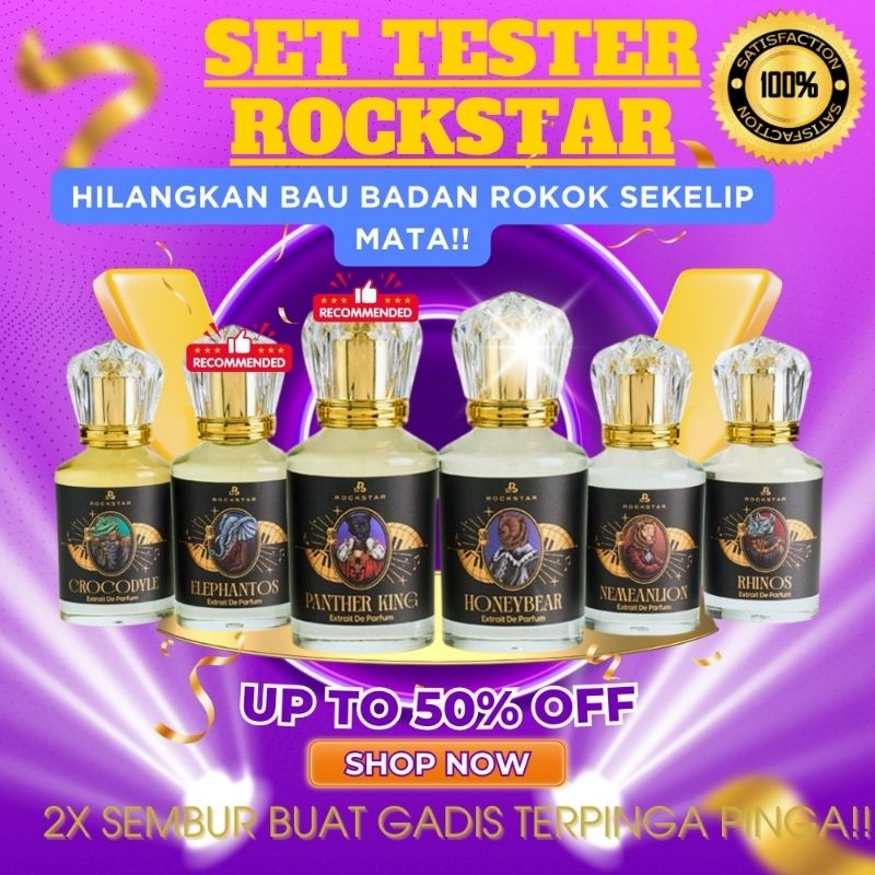 (TESTER SET)PERFUME ROCKSTAR LONG LASTING TESTER SET 5ML DAN 9ML ...