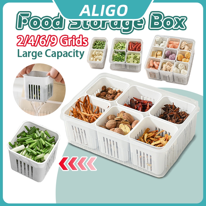 Food Storage Plastic Box With Lid Seal Containers Muji Storage ...
