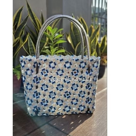 环保篮子 Handmade ♻️ Recycle & Reuse Plastic GO GREEN Shopping Basket DIY ...