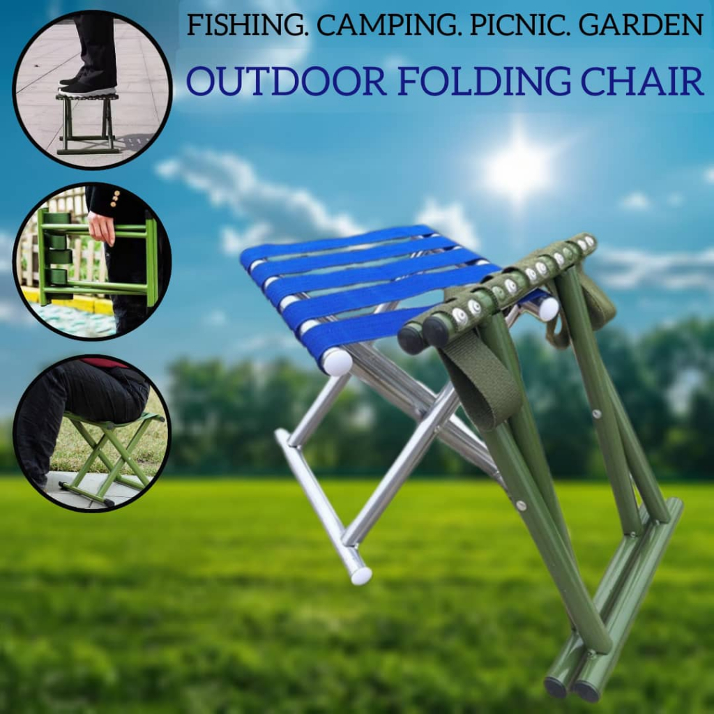 Beach Picnic Fishing Portable Chair | Mini Folding Chair | Foldable ...