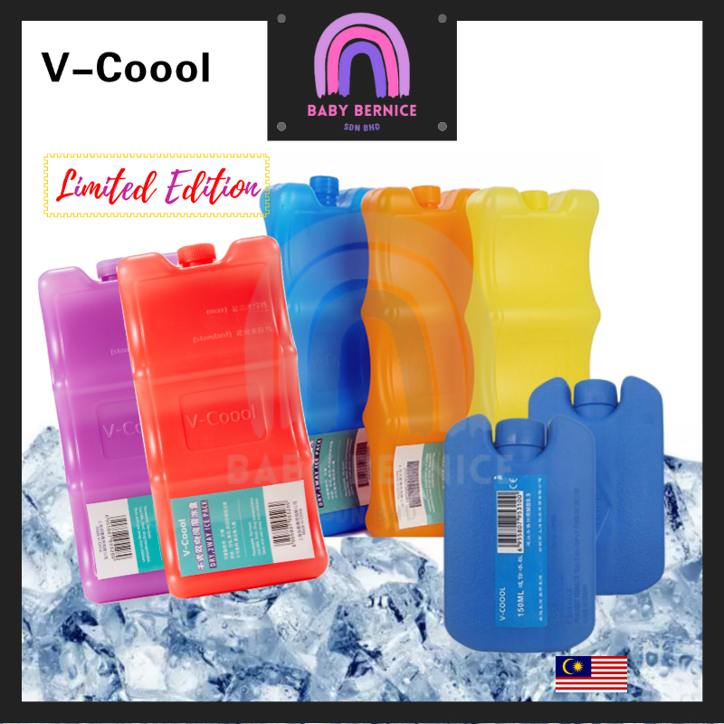 V-COOOL *ICE BRICK* Ice Pack Cooler Bag Lunch Breastmilk Storage Bottle Insulin vaccine ...
