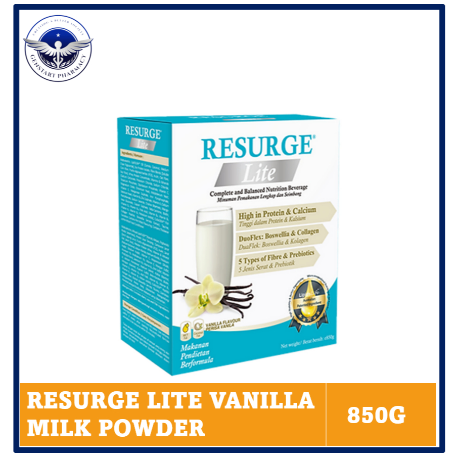 RESURGE LITE MILK POWDER (850G) HIGH WHEY PROTEIN & COLLAGEN FOR JOINT ...