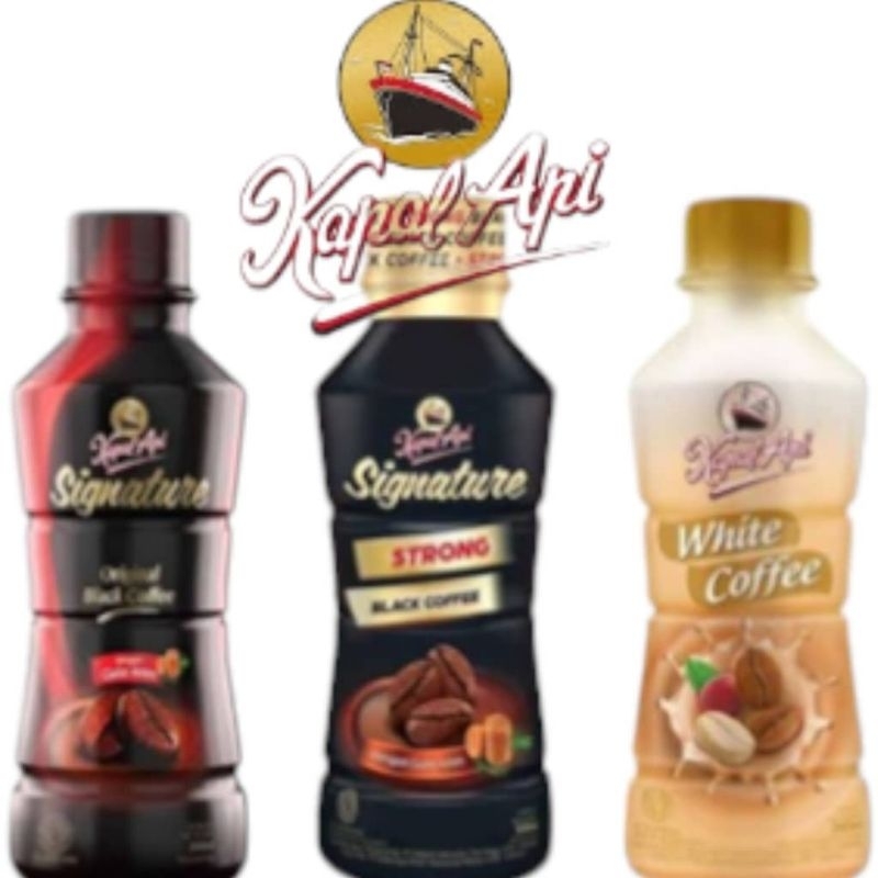 Kapal Api Signature- Ready To Drink Coffee All Varian 200ml | Shopee ...