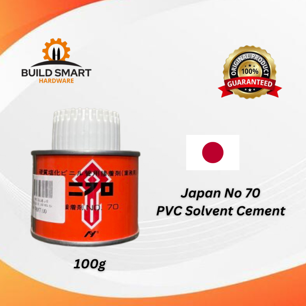 Japan No.70 PVC Glue 100g Pipe Glue PVC Solvent Cement | Shopee Malaysia