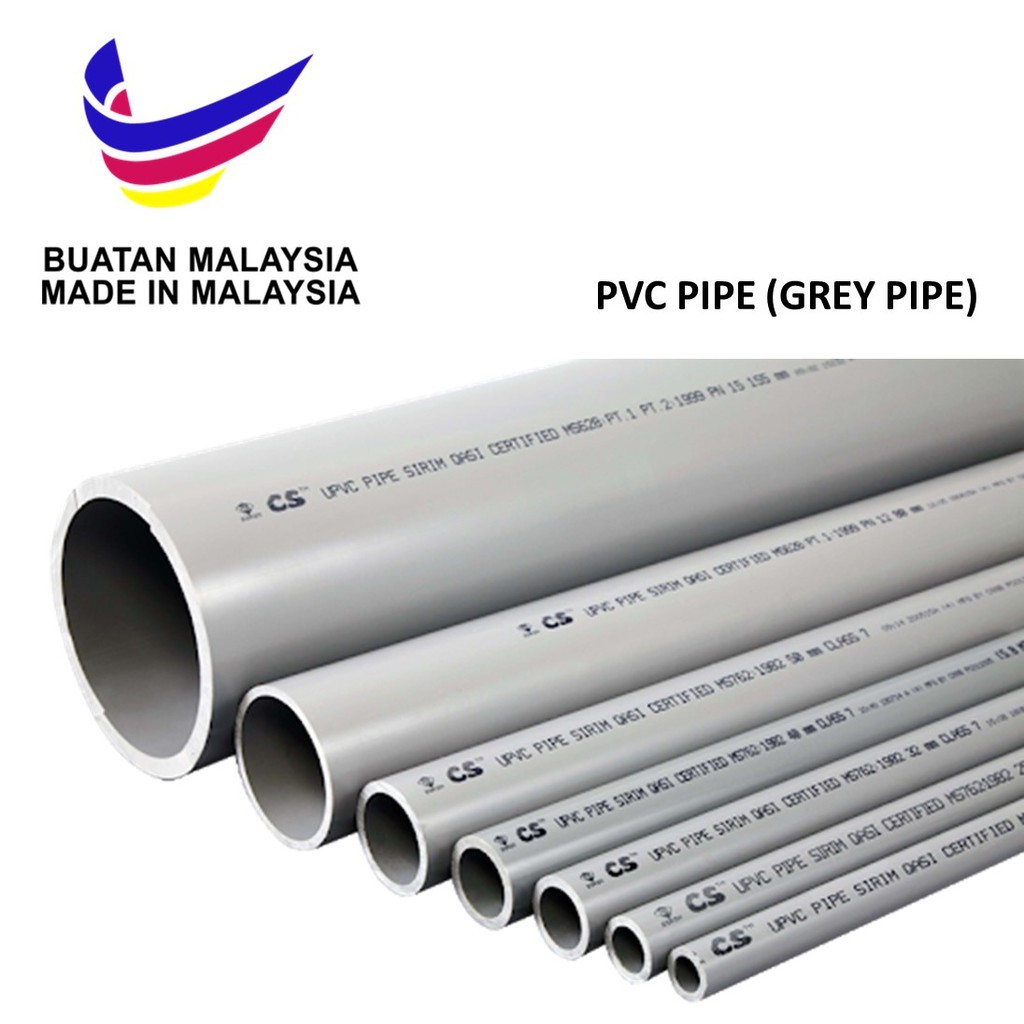 PAIP PVC Pipe CLASS D CLASS 6 Standard Paip Air PVC Tebal Nipis Loose Cut MOST Quality (1-4 Feet ...