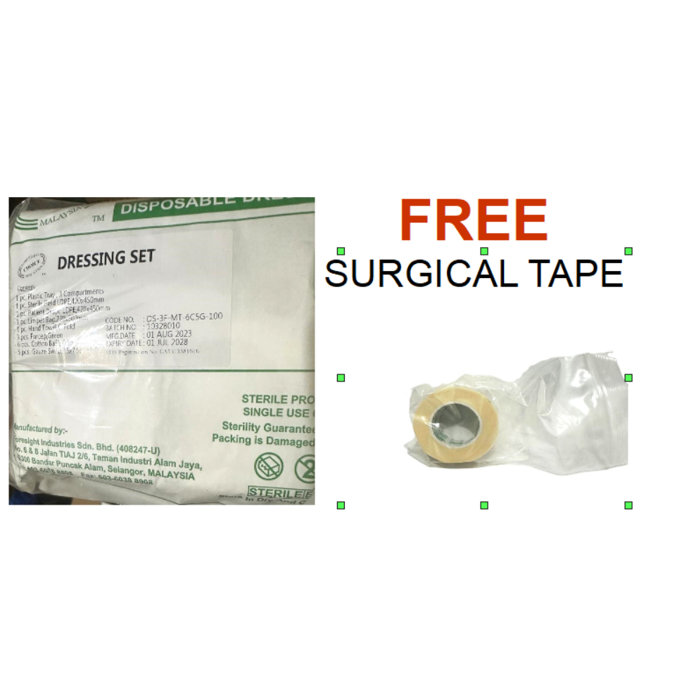 Medical Dressing Set for wound dialysis procedure | Shopee Malaysia