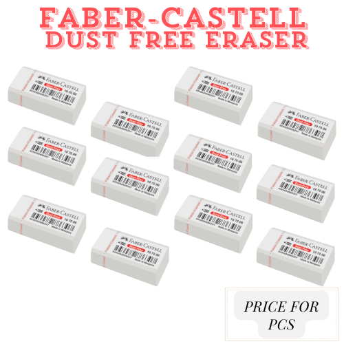 Faber-Castell Dust Free Eraser / Rubber / Pemadam (price for 1pc ...