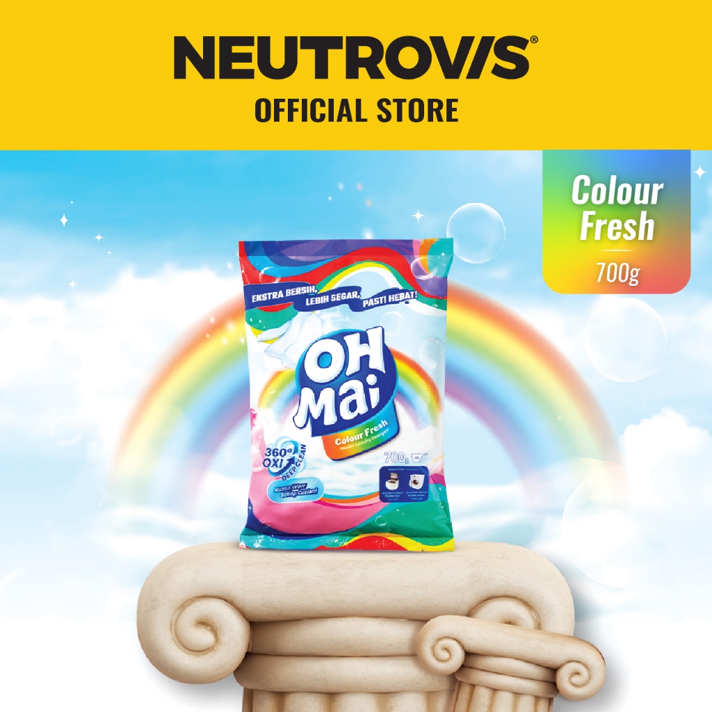 OH MAI Laundry Powder Detergent - Colour Fresh (700g) | Shopee Malaysia