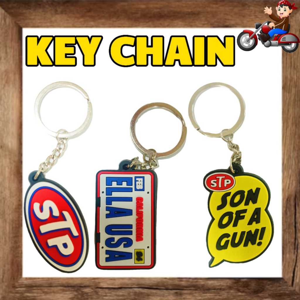 NEW STOCK!!! Keychain STP Ella USA SUN OF A GUN Keychain rubber ...