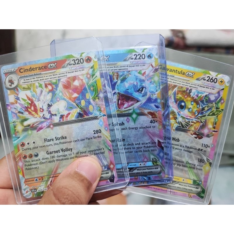 Stellar Crown Ultra Rare/ EX Rainbow - Galvantula ex/ Lapras ex ...