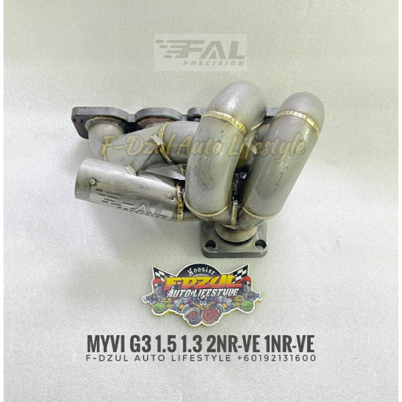FAL Precision Banana Turbo Manifold Perodua Myvi G3 1.5 1.3 2NR-VE 1NR ...