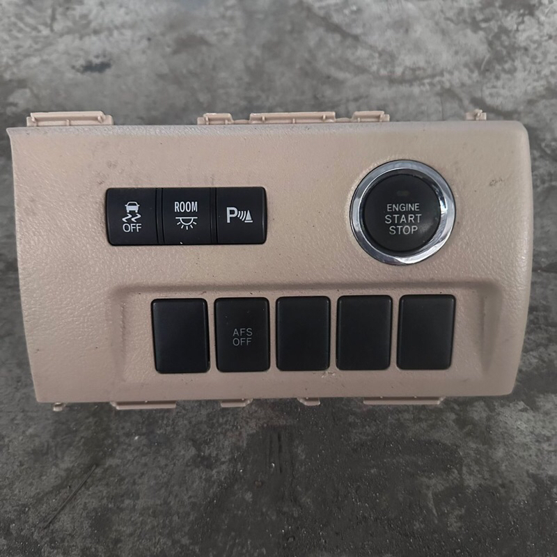 Toyota Alphard Vellfire ANH20 ANH25 GGH20 GGH25 Dashboard engine start ...