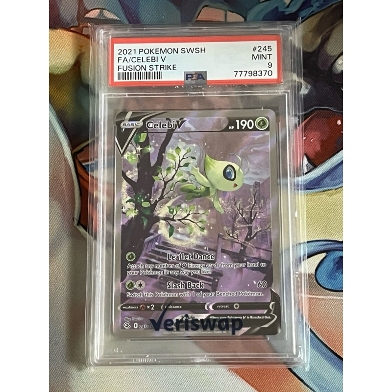 Pokemon TCG SS08 Fusion strike - Celebi V - 245/264 - Alternate Art ...