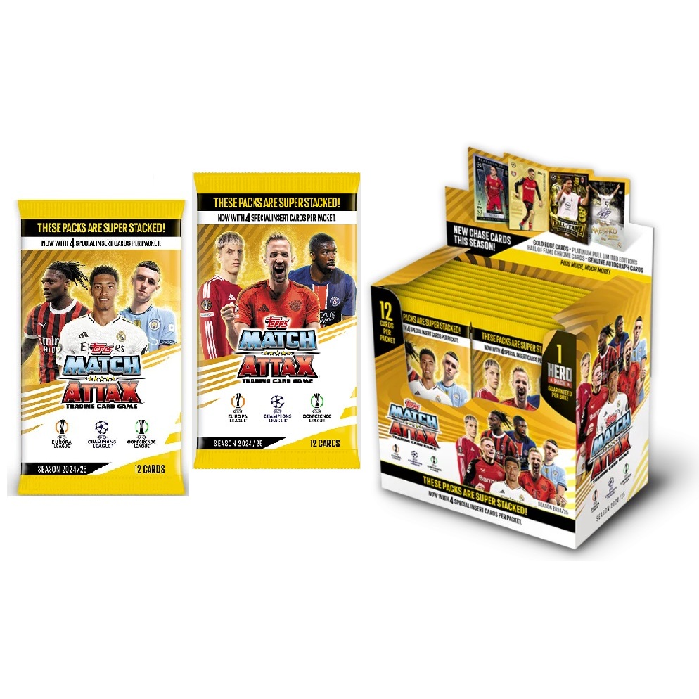 [Card packet] 2024/25 Match Attax Football Cards | Shopee Malaysia