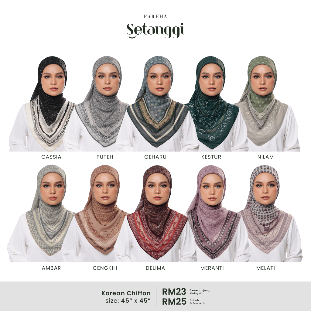 CHIFFON BAWAL ANTI KEDUT SPECIAL EDITION SETANGGI | Shopee Malaysia