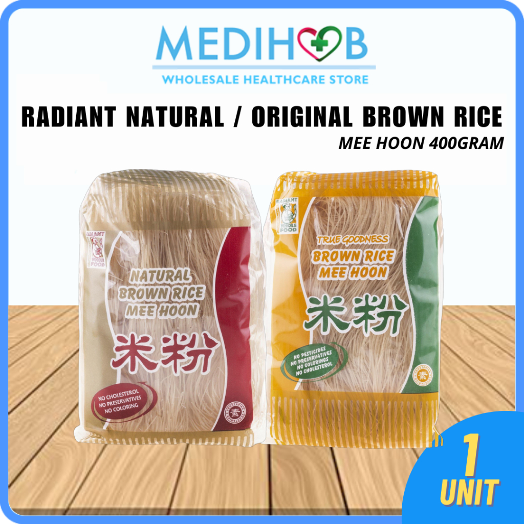 Radiant Natural Brown Rice MeeHoon 400g (EXP12/2026) / Original Brown ...