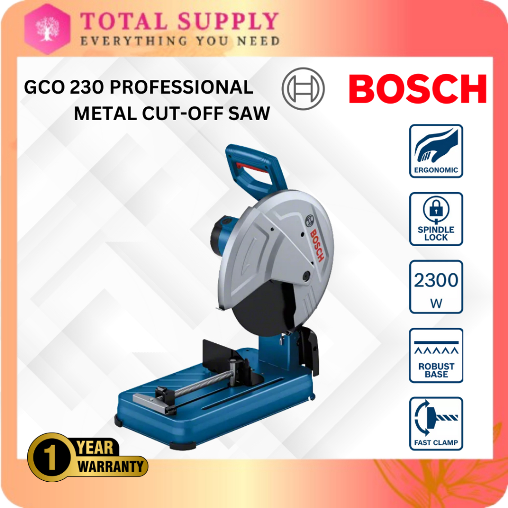 BOSCH GCO 230 PROFESSIONAL METAL CUT-OFF SAW | CUTTING MACHINE | Shopee ...