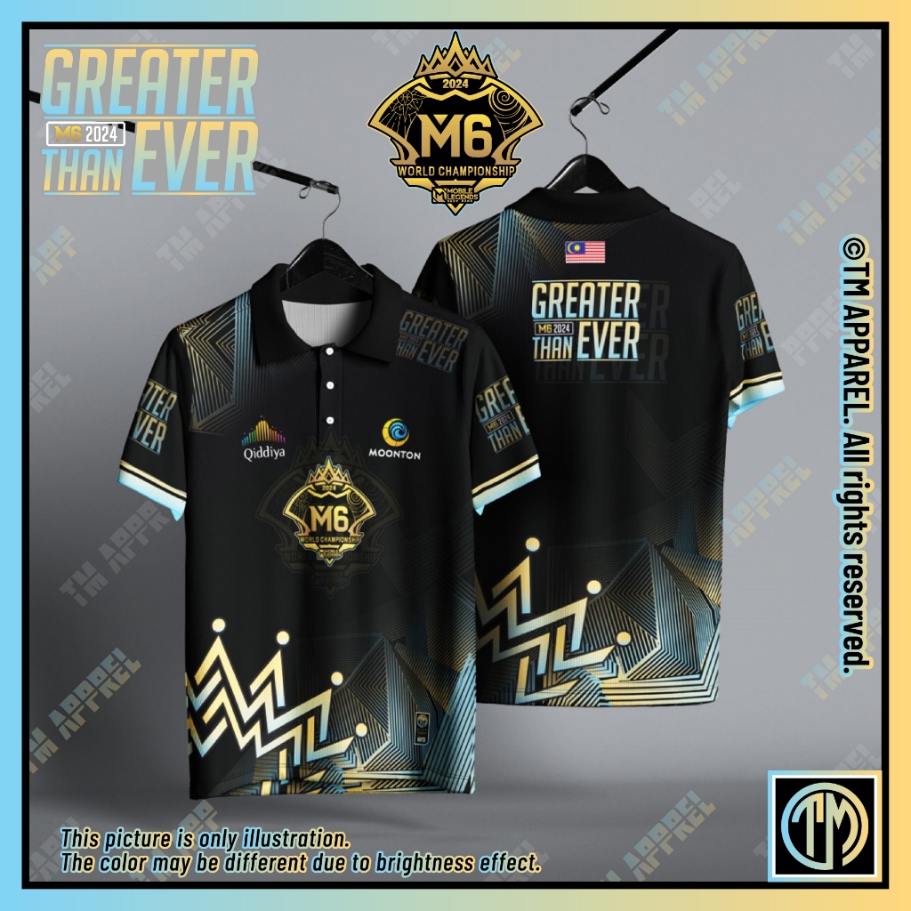 M6 MOBILE LEGENDS 2024 FULL SUBLIMATION JERSEYS | Shopee Malaysia