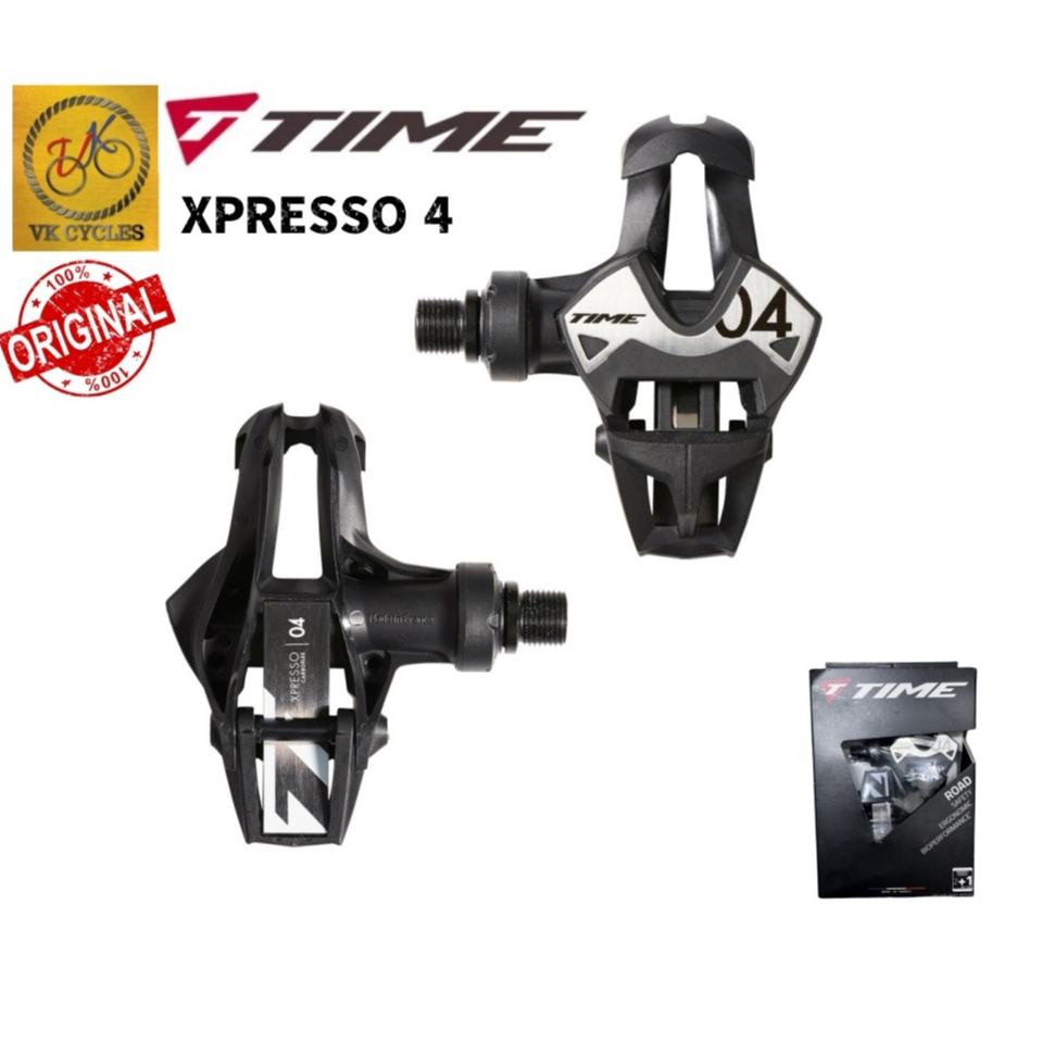 [100% Original] TIME XPRESSO 4 Road Bike Pedals – Black (Incl. ICLIC Free Cleats) | Local ...
