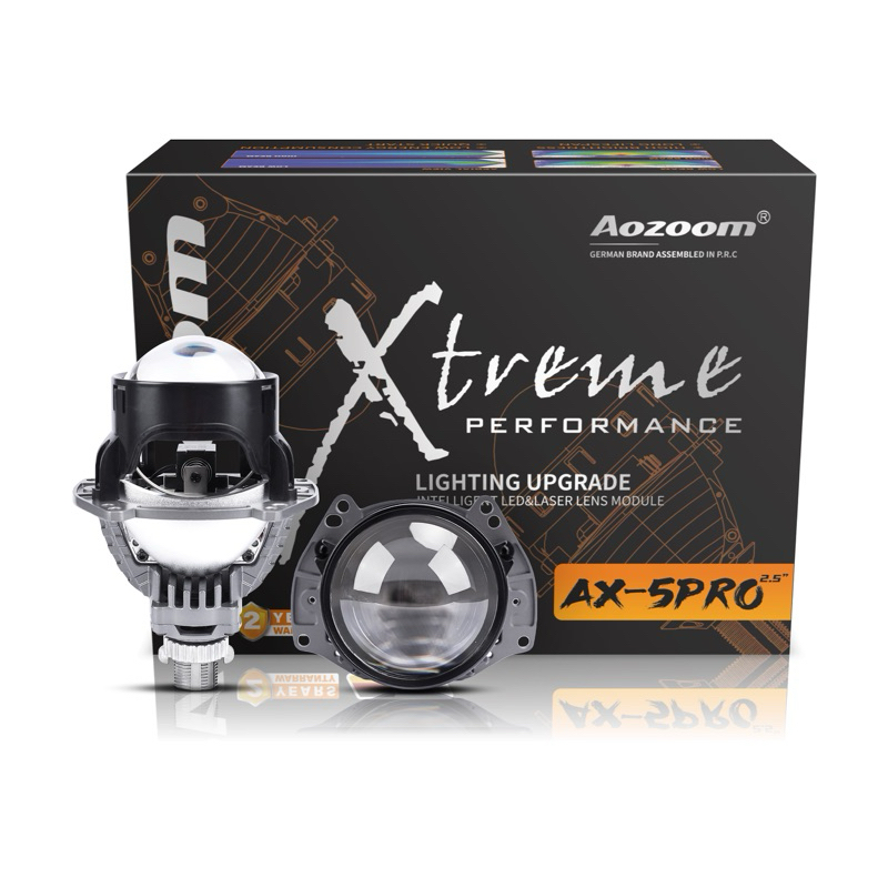 Aozoom AX-5Pro 2.5” Bi-Led Projector | Shopee Malaysia