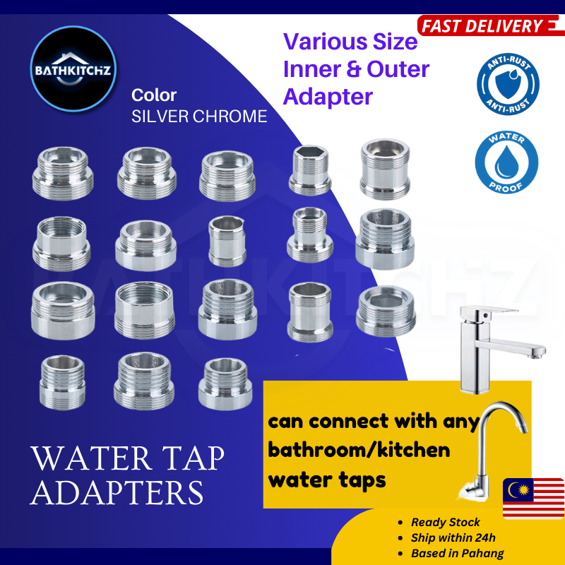 BATHKITCHZ Water Taps Adapter Faucet Adaptor Faucet Aerator Tap ...
