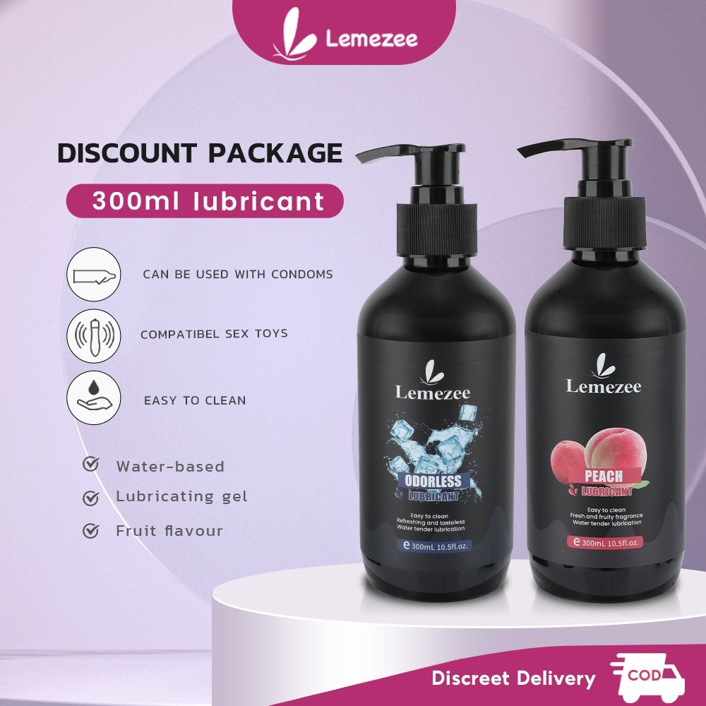 Lemezee Pelincir Classic Lubricant Lube + Peach Water Soluble Lube Gel ...