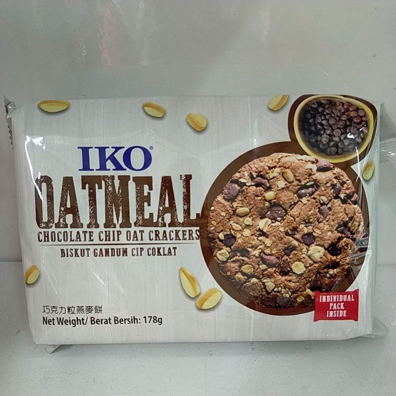 IKO Chocolate Chip Oat Crackers -178g | Shopee Malaysia