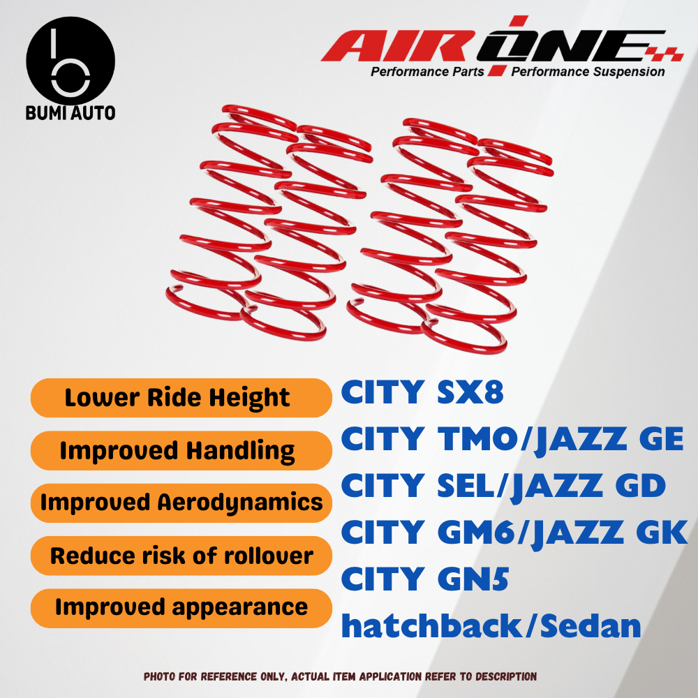 Honda City SX8 TMO SEL GM6 GN / Jazz GD GE GK5 Lowered Sport Spring ...