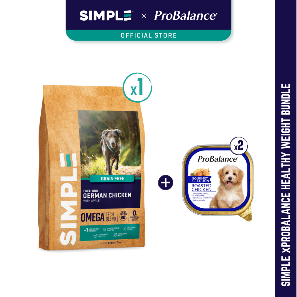 3KG SIMPLExProBalance Healthy Weight Bundle (SIMPLE 3KG Chicken ...