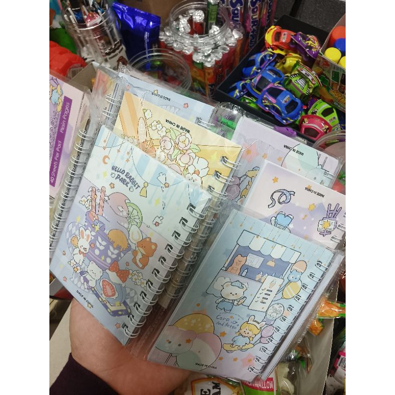 Buku Nota Mini cute 4 unit 1 paket + freegift candy | Shopee Malaysia