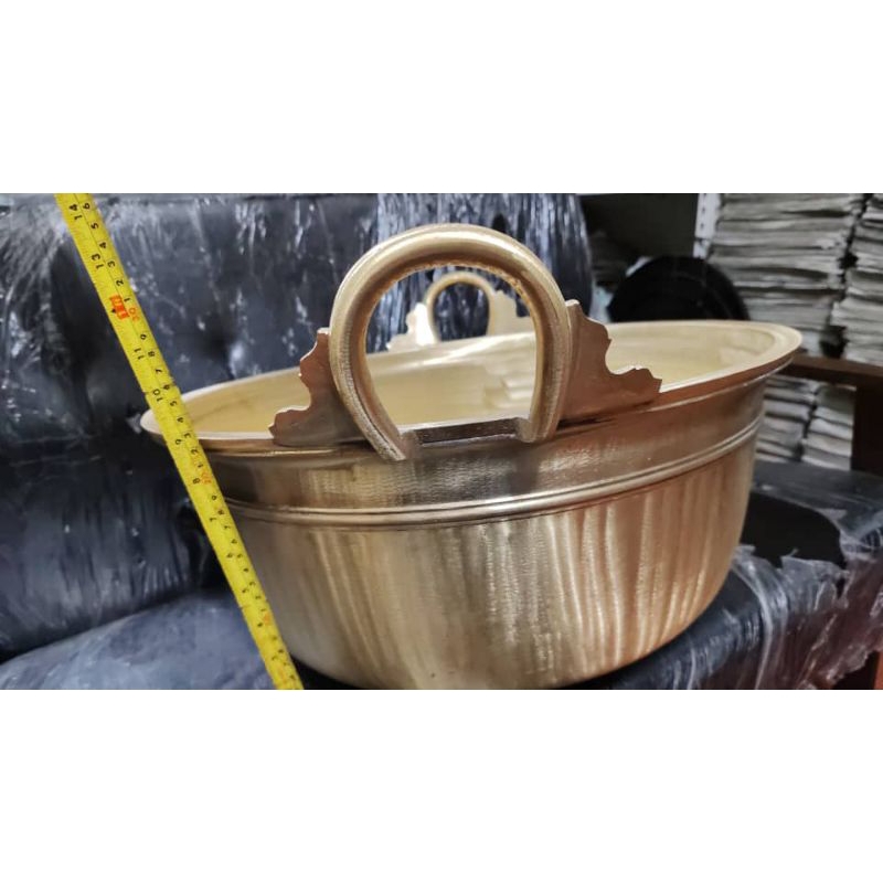 Kuali tembaga Terengganu lama saiz besar | Shopee Malaysia