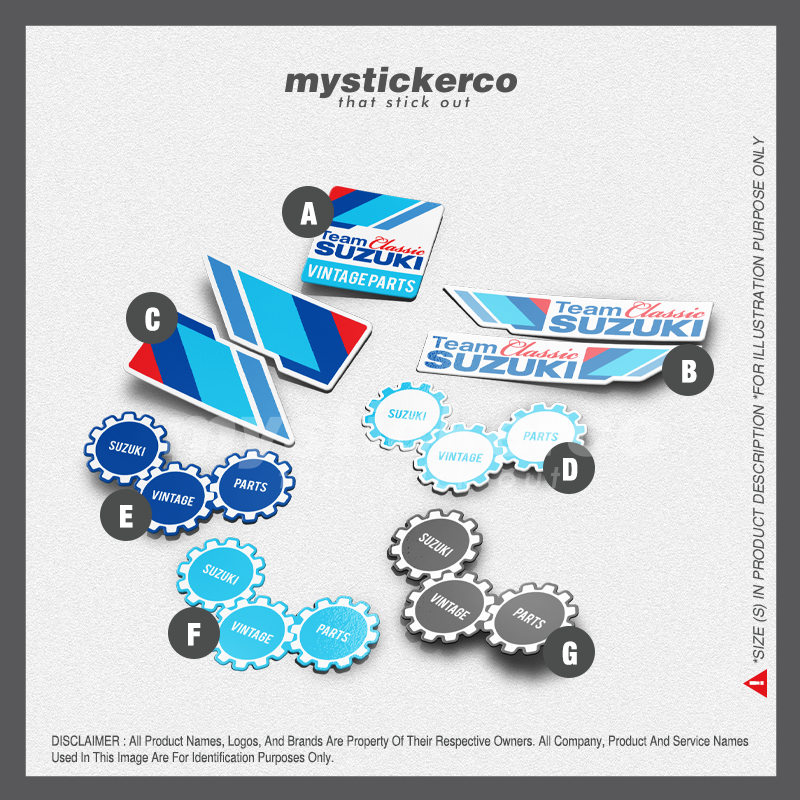Sticker - Team Suzuki Classic | Shopee Malaysia
