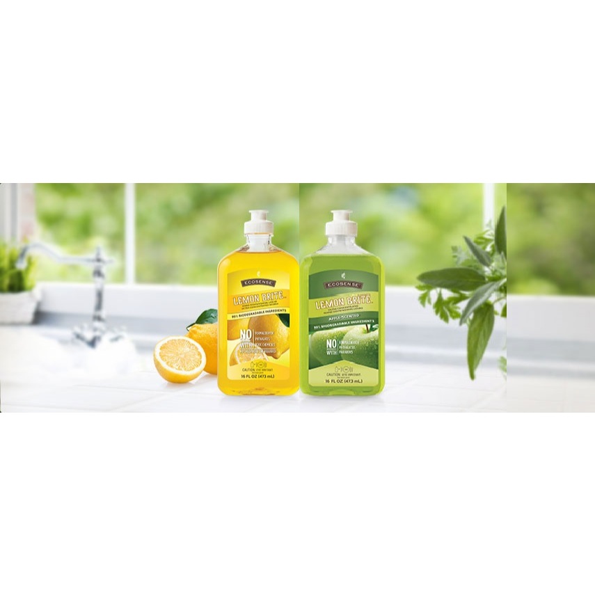 Lemon Brite™ Hand Dishwashing Liquid / Apple Scented Lemon Brite™ Hand ...