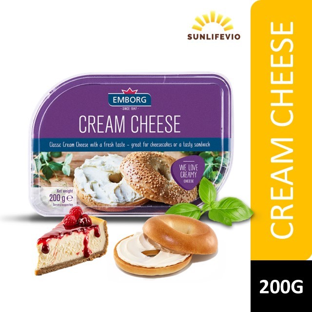 Emborg Cream Cheese 200GM (with ice pack) | Shopee Malaysia