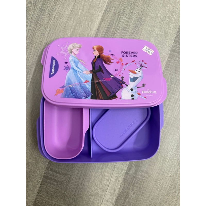 Disney Frozen Tupperware Foodie Buddy Container 590ml + 120ml | Shopee ...