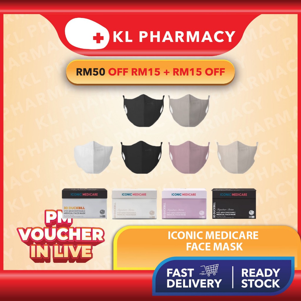 Iconic Copper 4 Ply KF94/KF99 & 5 Ply KN95/KN99 Antiviral Medical Face ...