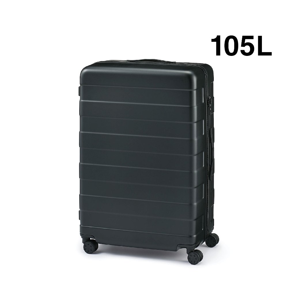 MUJI Free Adjustable Handle Hard Carry-On Suitcase (105L) | Shopee Malaysia