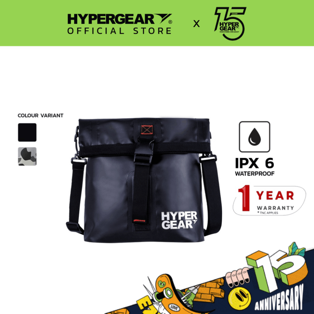 Hypergear Beg Silang Ezi / Dry Sling EZi (Sling Bag | Waterproof ...
