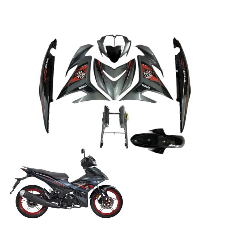 Yamaha Y15ZR V5 Cover Set Siap Stripe (BNM3) Original HLY | Shopee Malaysia