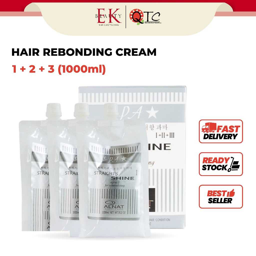 Korea Rebonding Cream Set 1 + 2 + 3 (1000ml) | Shopee Malaysia