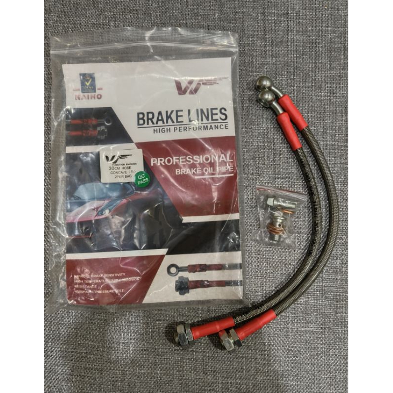 VJF High pressure Brake Oil Pipe stainless steel braided hose 30cm ...