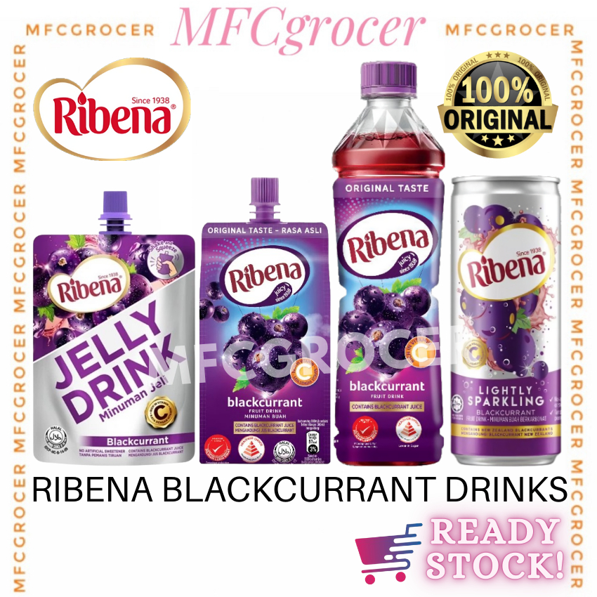 Ribena Blackcurrant (Sparkling 320ml, Cheerpack 300ml, 450ml, Shake And Squeeze 160ml) | Shopee ...