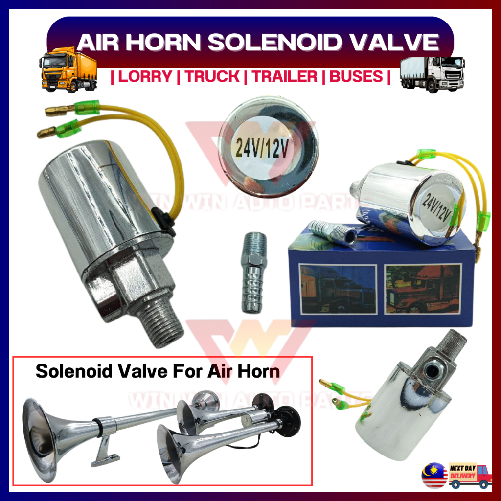 12V~24V Universal Injap Solenoid Solenoid Valve Electric Switch Suis ...