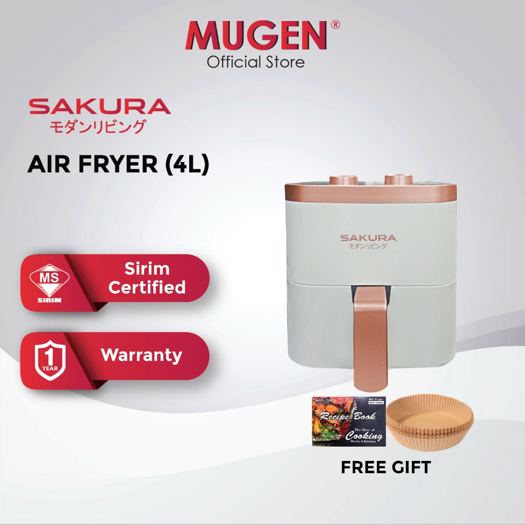 SAKURA Air Fryer (4.2L) SAF-4200 | Shopee Malaysia
