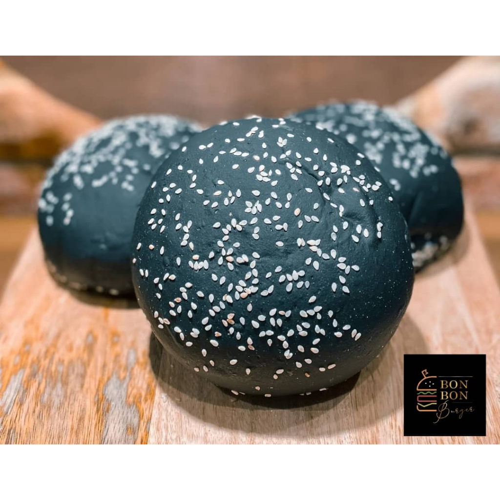 Charcoal regular burger buns 80g (6nos/12nos/24nos) Ready to eat ...
