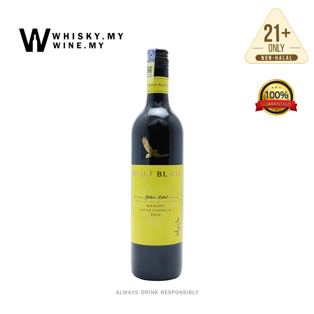 WOLF BLASS Yellow Label Merlot (750ml) | Shopee Malaysia