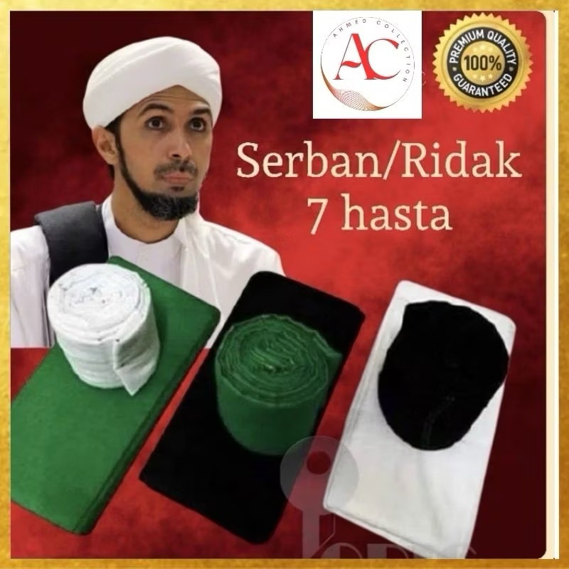 SERBAN 7 HASTA DAN 12 HASTA (IMAMAH DAN RIDAK) | Shopee Malaysia