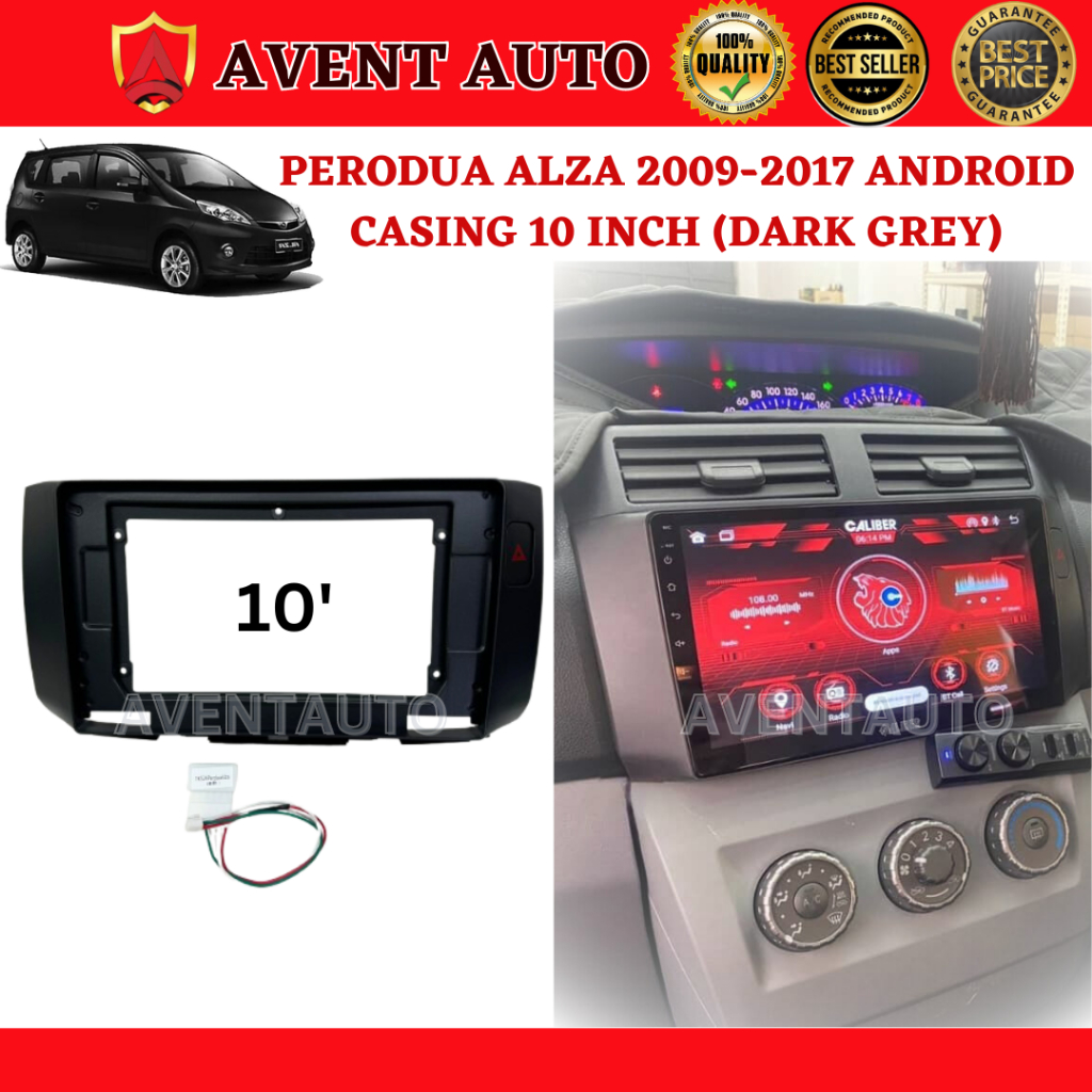 ALZA 2009-2017 ANDROID PLAYER CASING 10.1 INCH and ALZA NEW 2018-2020 ...