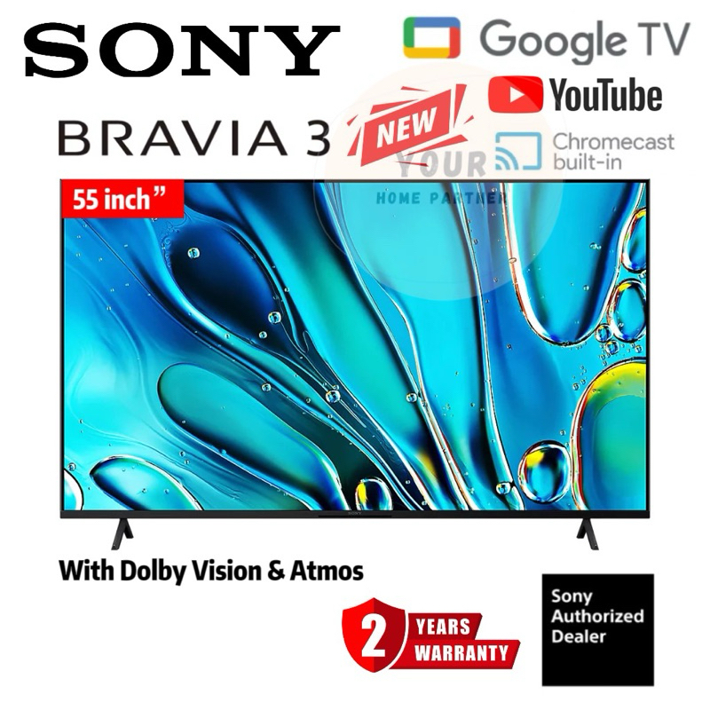 [Free Shipping]Sony 55/65/75 Inch S30 Bravia 3 LED TV 4K UHD HDR Goggle ...